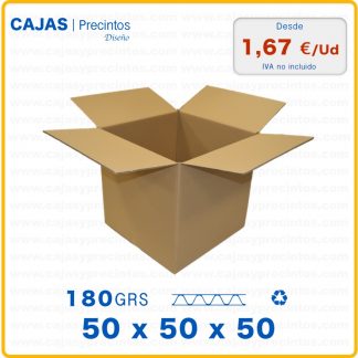 Caja de Cartón 50 x 41 x 36 cm Canal Sencillo - Cajas y Precintos