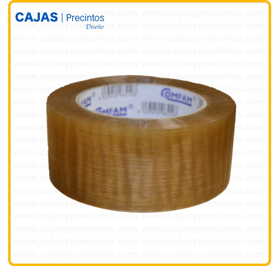 1 Caja de 36 Rollos de Precinto o Cinta Adhesiva Transparente 66 metros ...