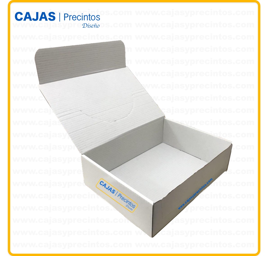 Caja Expositora 35 x 26 x 9 cm automontable - Cajas y Precintos